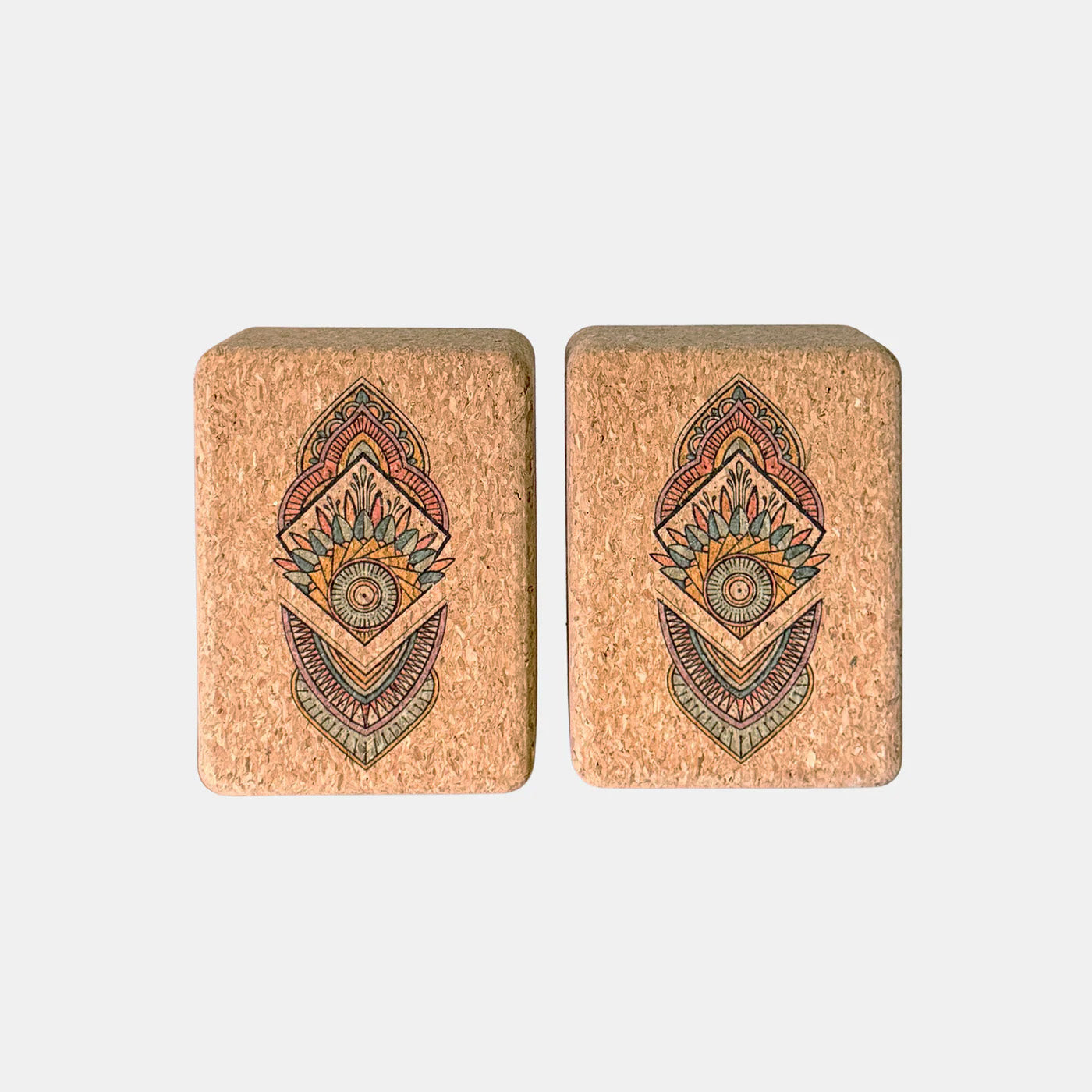 Scoria's Mandala Handstand & Hand Balancing Cork Blocks | 100% Natural