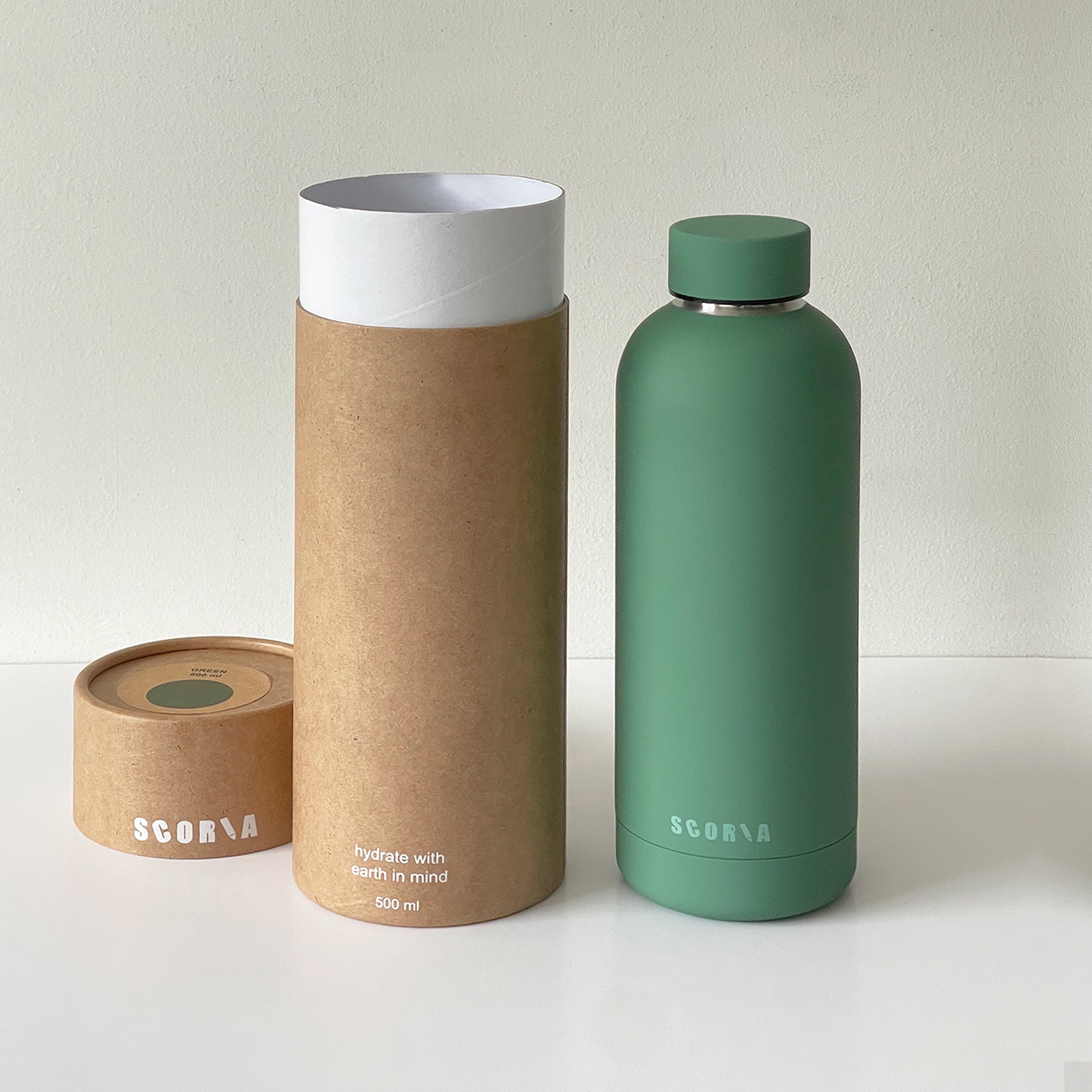 The Insulated Water Bottle (500 ml) | Green– Scoria World