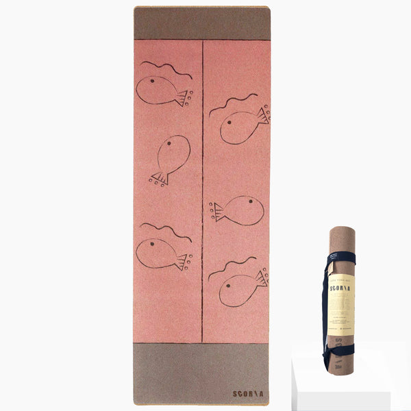 Scoria Alignment Yoga Mat | Cork Yoga Mat (Best Cork Yoga Mats ...