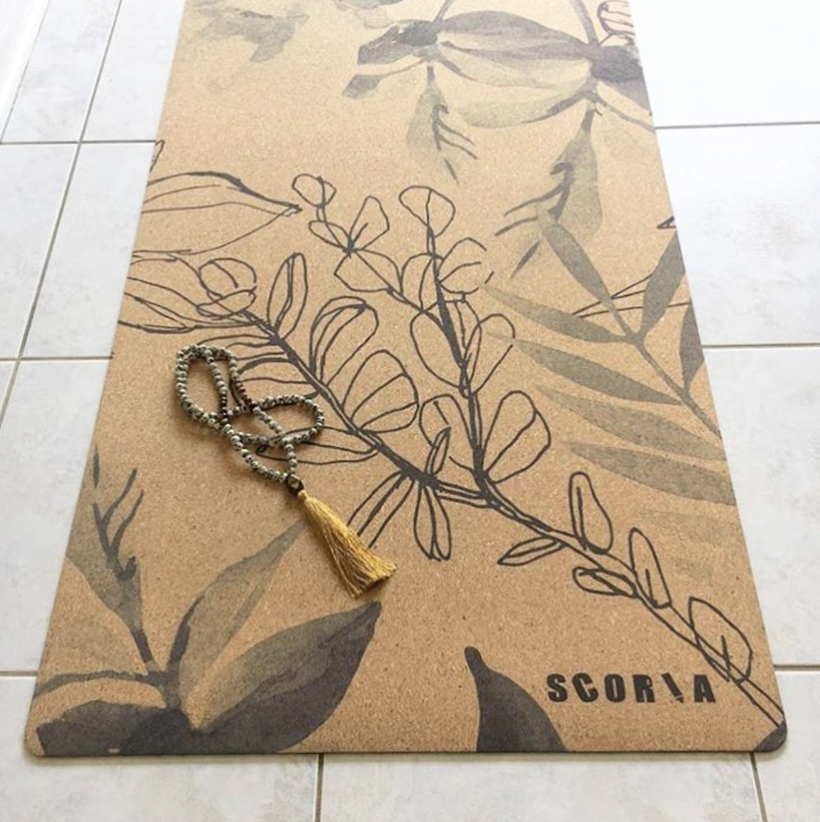 Scoria Blossom Cork Yoga Mat | Best & Kindest Yoga Mats– Scoria World