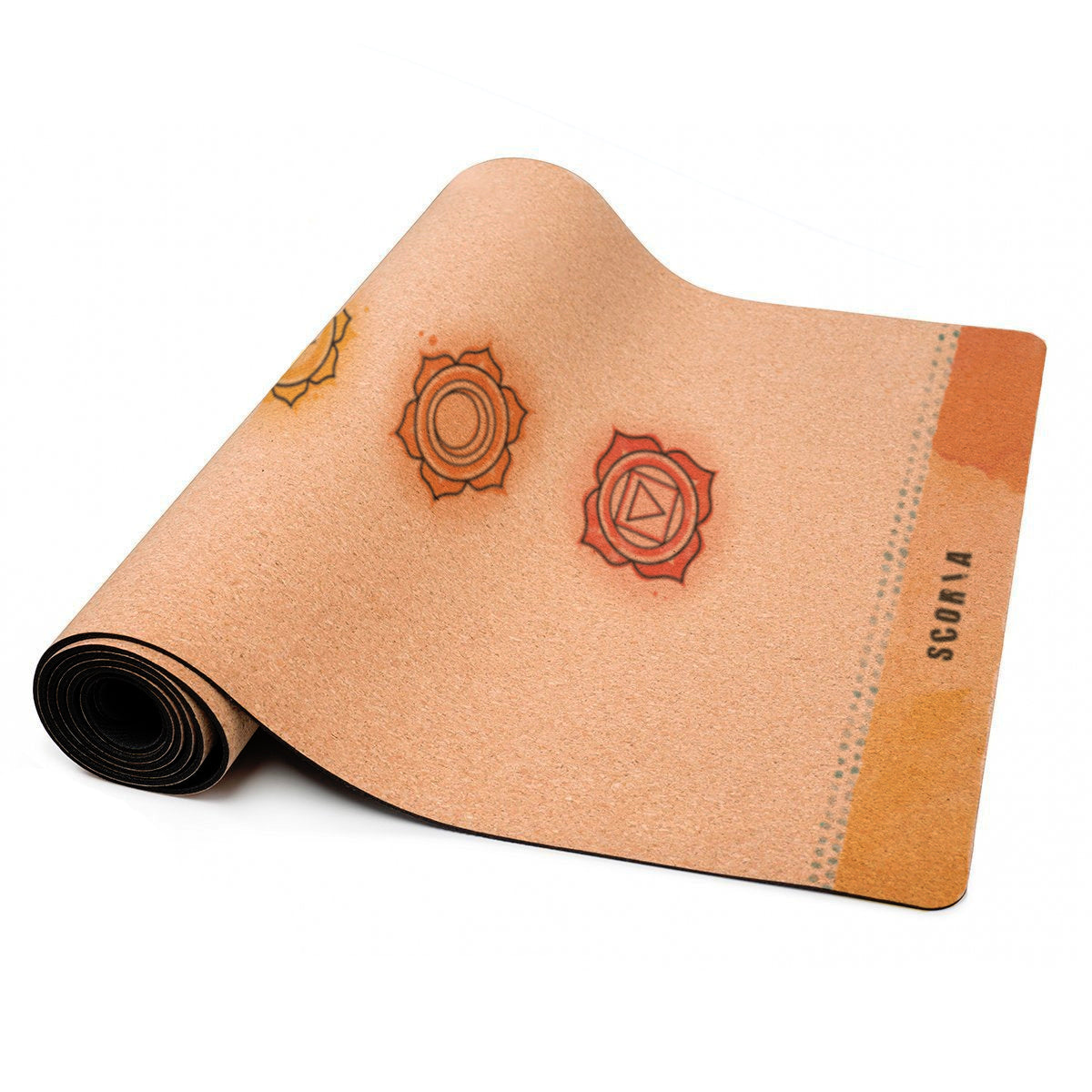Chakras Alignment Cork Yoga Mat | 4.5MM– Scoria World