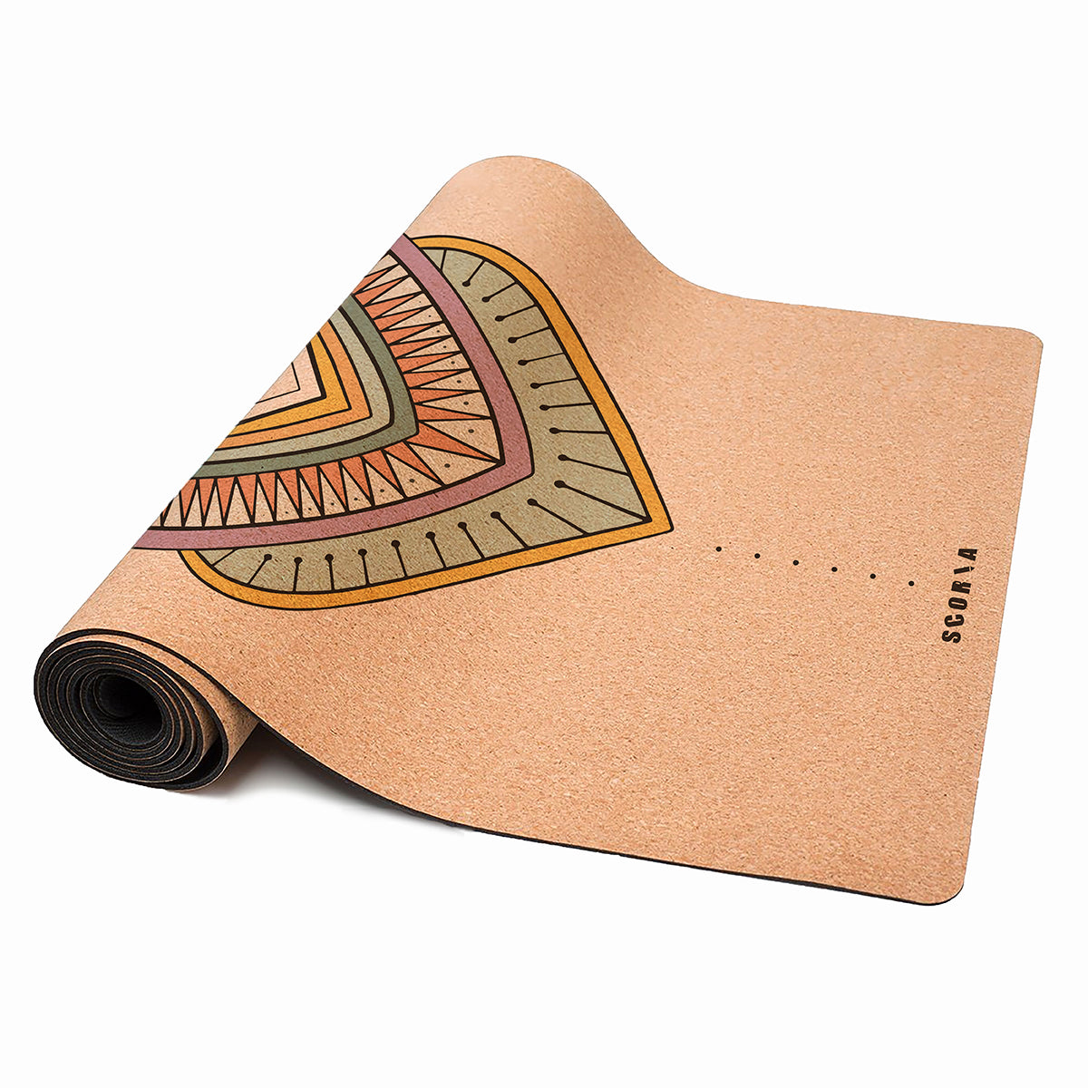 Mandala Cork Yoga Mat | 4.5MM | Collab Edition– Scoria World