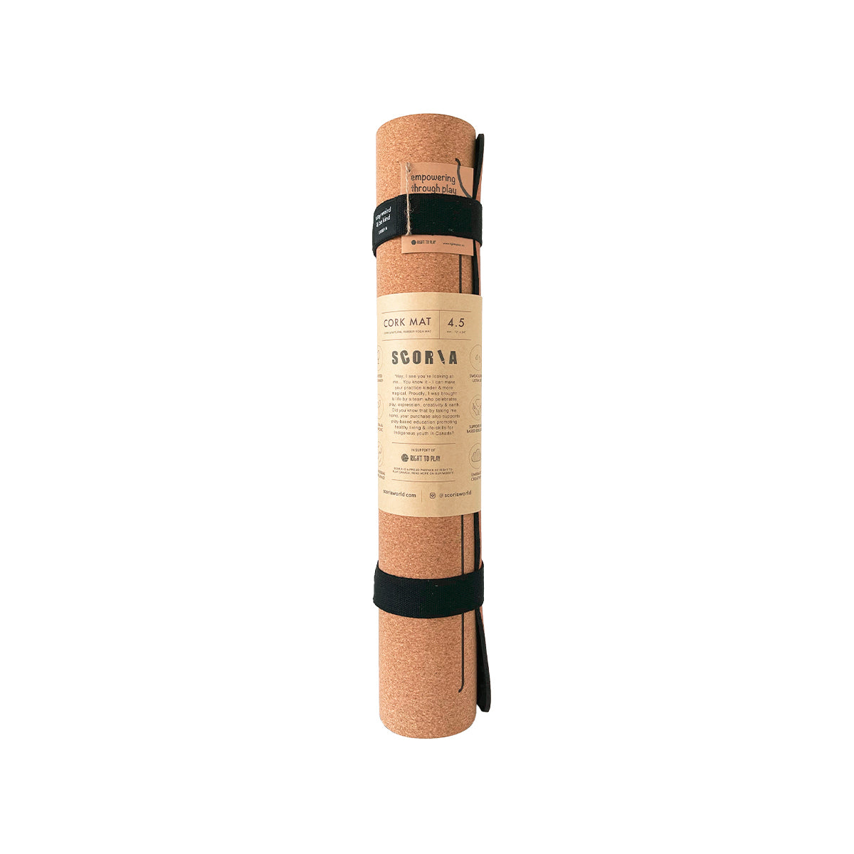 Tree of Life Alignment Cork Yoga Mat | 4.5MM– Scoria World