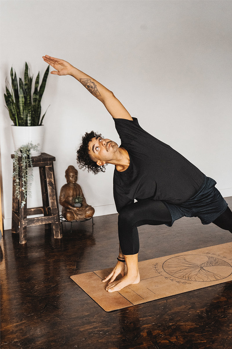 Tree of Life Alignment Cork Yoga Mat | 4.5MM– Scoria World
